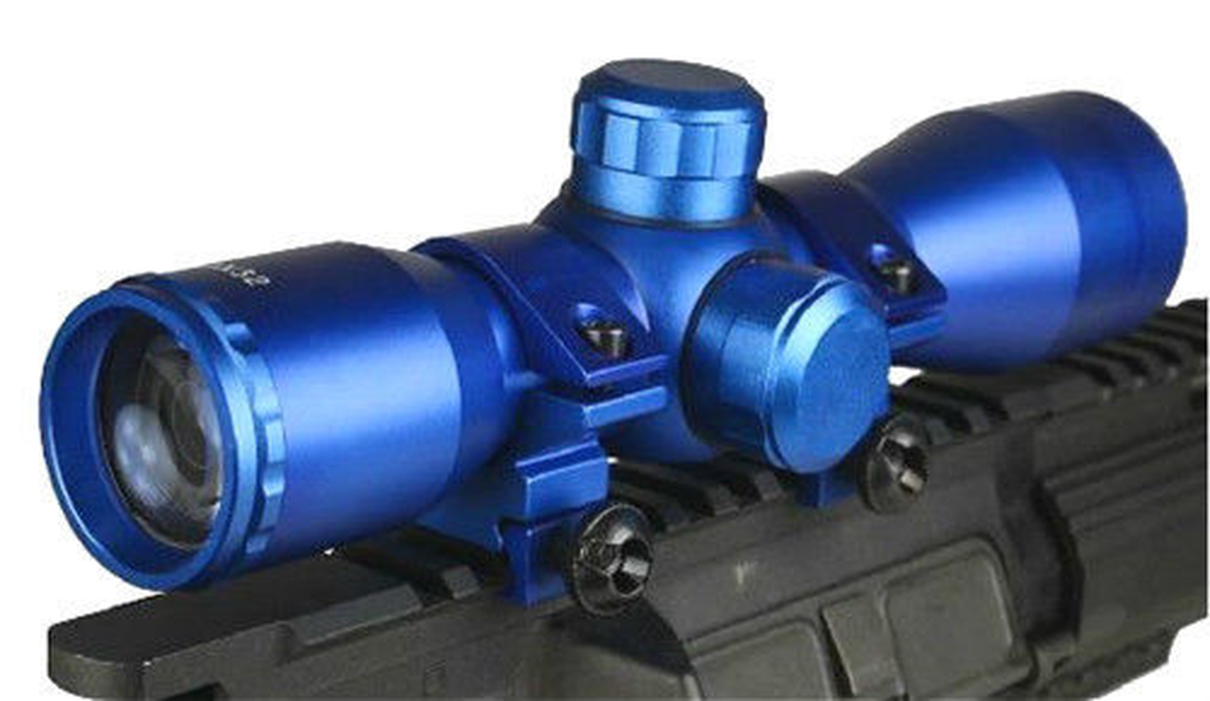 US Anodized Blue Color 4X32 Compact .223 .308 7.62x39 MM Scope Mil With ...